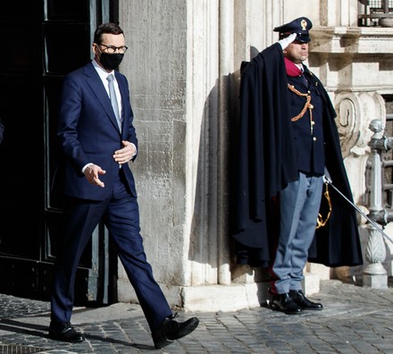 polish prime minister mateusz morawiecki visits rome Stock Photos ...