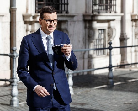 polish prime minister mateusz morawiecki visits rome Stock Photos ...