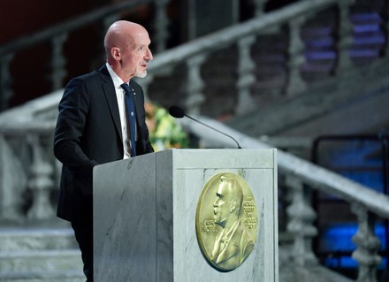 Nobel Prize Award Ceremony in Stockholm, Sweden - 10 Dec 2021 Stock ...