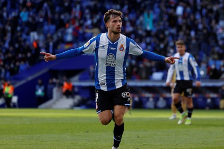 Espanyols Midfielder Javier Puado Celebrates After Editorial Stock ...