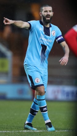 Crawleys Captain George Francomb During Efl Editorial Stock Photo ...