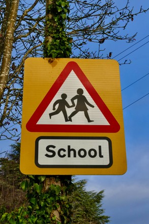 School Sign Some Schools Have Let Editorial Stock Photo - Stock Image ...