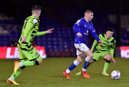 Oldham Athletics Samuel Hart Tussles Dominic Editorial Stock Photo ...