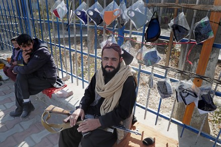 Taliban Member Guards Street Market Seller Editorial Stock Photo ...