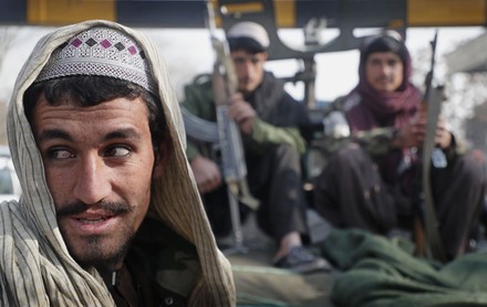 Taliban Members Guard Street Downtown Kabul Editorial Stock Photo ...