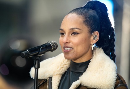 Alicia Keys Performs Today Show Citi Editorial Stock Photo - Stock ...