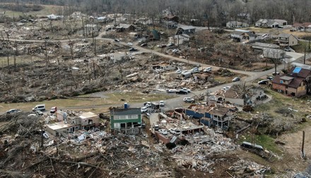 Aerial Photo Made Drone Shows Damage Editorial Stock Photo - Stock ...