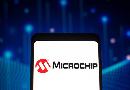This Photo Illustration Microchip Technology Logo Editorial Stock Photo ...