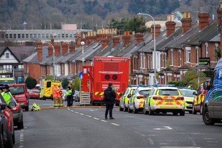 Major residential fire in Reading, Reading, Berkshire, UK - 15 Dec 2021 ...