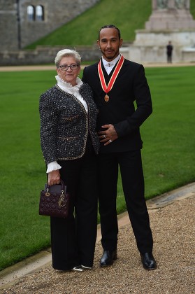 Lewis Hamilton His Mum Editorial Stock Photo - Stock Image | Shutterstock