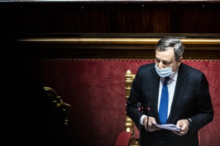 imágenes de Italian Prime Minister Mario Draghi reports to the Lower ...