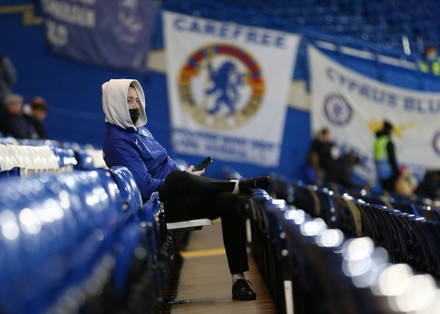 Chelsea Fan Wearing Face Mask Editorial Stock Photo - Stock Image ...