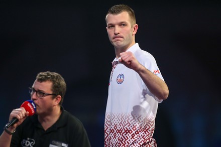 Pdc Darts Referee Kirk Bevins During Editorial Stock Photo - Stock ...
