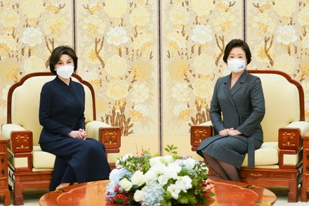 South Korean First Lady Kim Jungsook Editorial Stock Photo - Stock ...