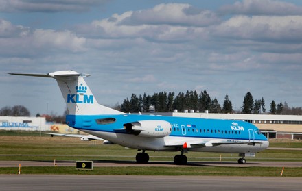 Aircraft Airline Klm That Landed City Editorial Stock Photo - Stock ...