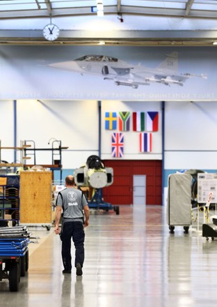 Aircraft Manufacturer Saab Ab Editorial Stock Photo - Stock Image ...