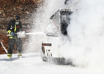 Wheel Loader Work Vehicle Completely Destroyed Editorial Stock Photo ...