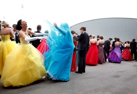 Schoolchildren Prom Ball Editorial Stock Photo - Stock Image | Shutterstock