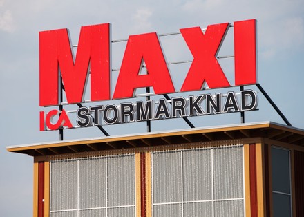 Maxi Ica Stormarknadgrocery Store Editorial Stock Photo - Stock Image ...