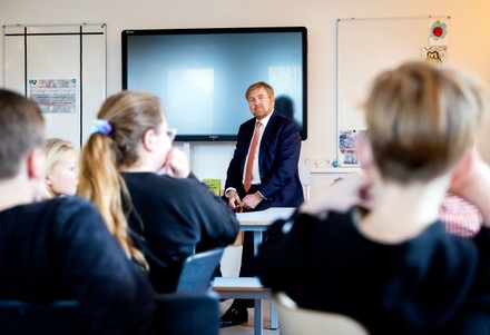 King Willemalexander During Visit Ikc Triade Editorial Stock Photo ...