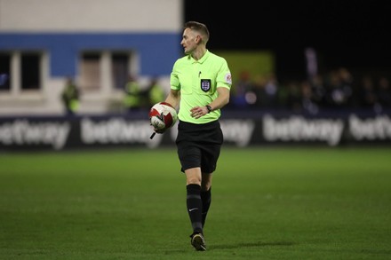 Referee James Bell During Fa Cup Editorial Stock Photo - Stock Image ...