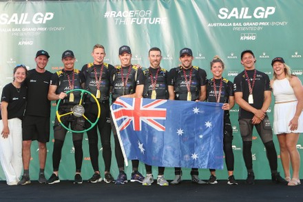 Australia Team Celebrate Their National Flag Editorial Stock Photo ...