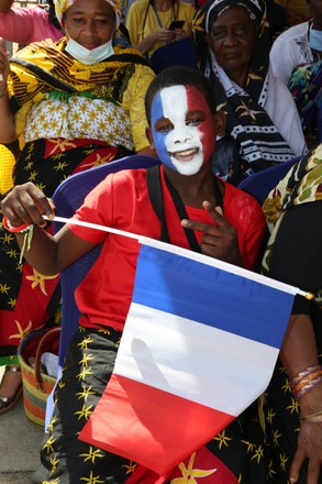 Mamoudzou: Marine Le Pen n campaign for the presidential, france - 18 ...