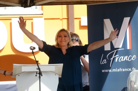 Marine Le Pen French Farright Party Editorial Stock Photo - Stock Image ...