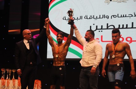 Palestinian Bodybuilders Take Part Palestine Championship Editorial ...