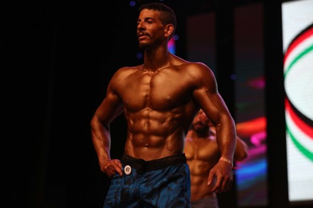 Palestinian Bodybuilders Take Part Palestine Championship Editorial ...