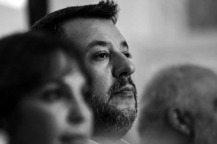 imágenes de Matteo Salvini In Palermo Talks About Made In Italy Food ...