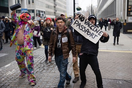 Protester Seen Dressed Costume During Demonstration Editorial Stock ...