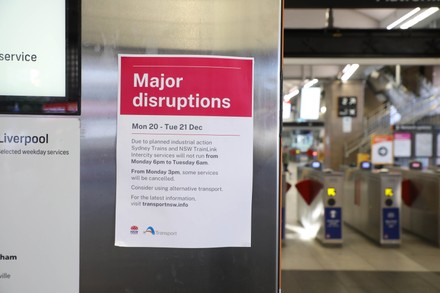 Train Replacement Buses Sign Strathfield Station Editorial Stock Photo ...