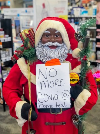 Santa Claus On Display Entrance Cvs Editorial Stock Photo - Stock Image ...