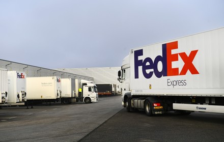 Trucks Fedex Express Sorting Center Venlo Editorial Stock Photo - Stock ...