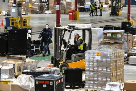 Fedex Express Sorting Center Venlo During Editorial Stock Photo - Stock ...