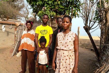 Communities Between Keta Aflao Southeast Ghana Editorial Stock Photo ...
