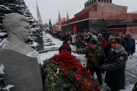 Soviet leader Josef Stalin's birthday celebrations in Moscow, Russian ...