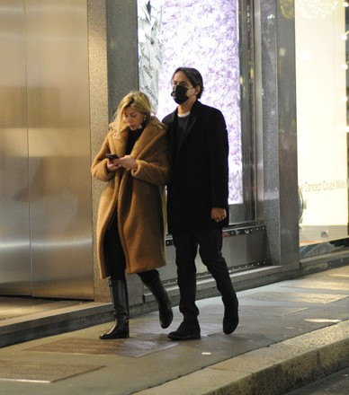 Simone Inzaghi with wife Gaia Lucariello shopping, Milan, Italy - 15 ...