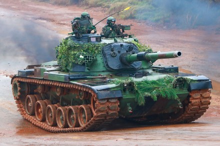 Cm11 Tank Fires Cannons During Live Editorial Stock Photo - Stock Image ...