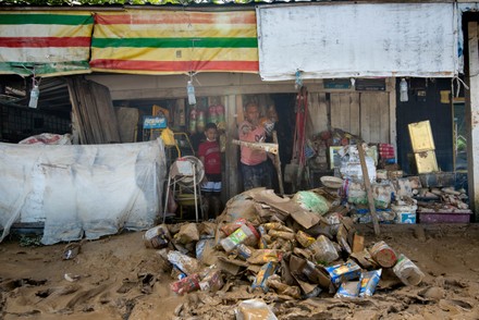 Local Residents Clear Mud Debris After Editorial Stock Photo - Stock ...