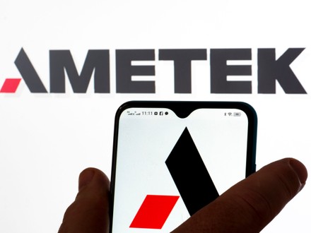 This Photo Illustration Ametek Inc Logo Editorial Stock Photo - Stock ...
