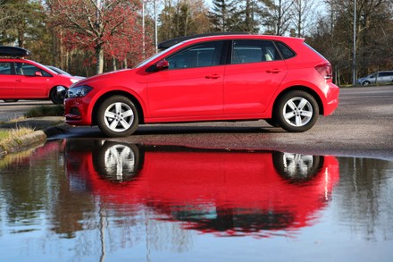 Red Car Reflected Water Editorial Stock Photo - Stock Image | Shutterstock