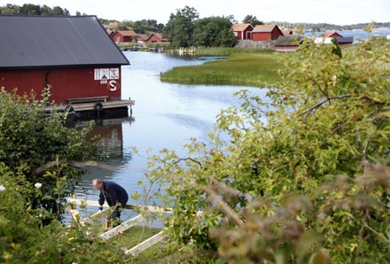 Östergötland archipelago, Harstena, Sweden - 11 Jul 2012 Stock Pictures ...