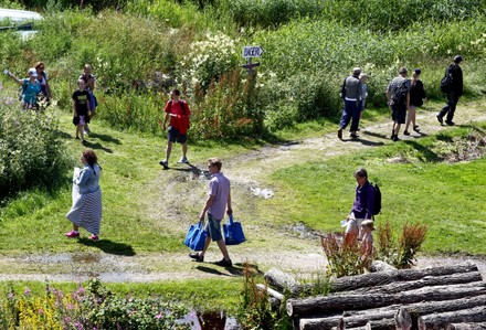 Life On Island Harstena Archipelago Toursists Editorial Stock Photo ...