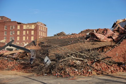 Bricks Traffic Signal Pile Debris After Editorial Stock Photo - Stock ...