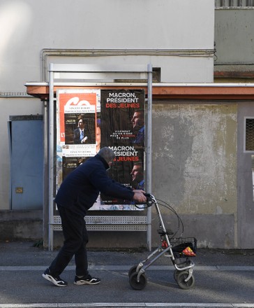 Emmanuel Macron Posters - 22 Dec 2021 Stock Pictures, Editorial Images ...