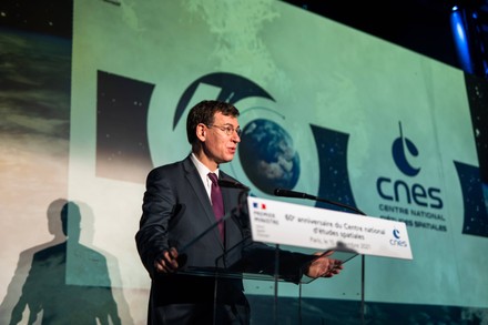 Philippe Baptiste President Cnes Speech 60th Editorial Stock Photo ...