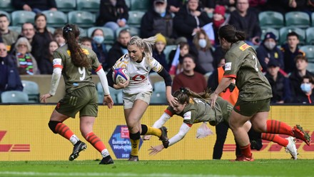 Ellie Boatman Wasps Women Slips Tackle Editorial Stock Photo - Stock ...