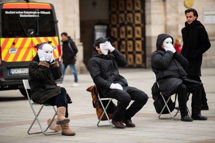 Activists Keep Mouth Ears Eyes Shut Editorial Stock Photo - Stock Image ...